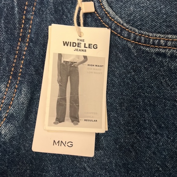 Mango | Jeans | Mango Nwt High Waisted Wide Leg Jeans | Poshmark